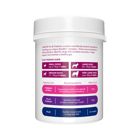 YuMOVE Digestive Care - Pre & Probiotic For Dogs & Puppies | Bulk Buy ...
